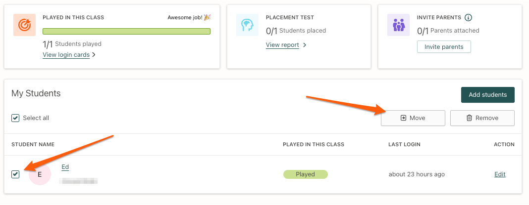 How do I move students between classes? – Prodigy Education