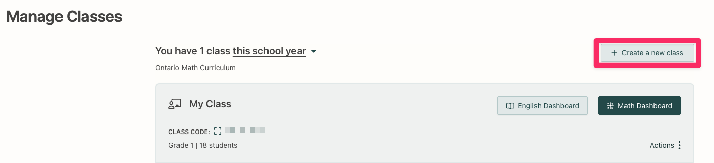 How-to: Create a New Class – Prodigy Education