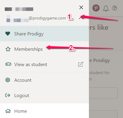 How-to: Apply or Transfer a Membership to a Student – Prodigy Education