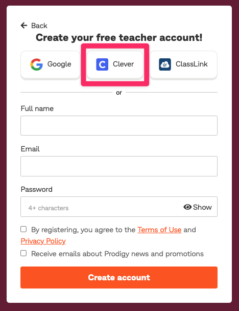 Cómo: Usar Clever con tu Teacher Account – Prodigy Education